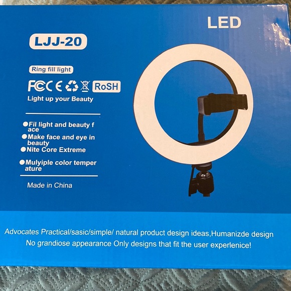 Other | Led Ring Fill Light With Small Stand Can Be Used For Picture ...